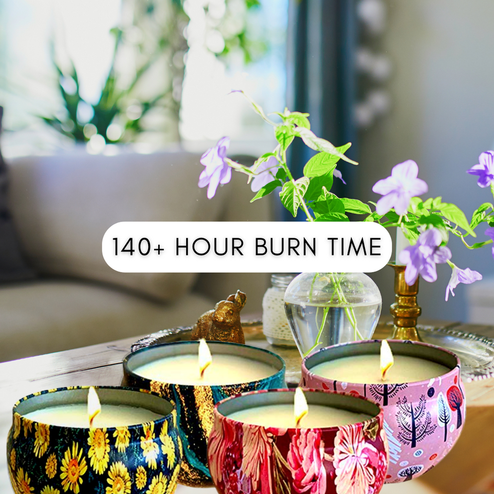 Four Season Candle Gift Set of 4 Tin Candles | Aromatherapy Candle Set ...